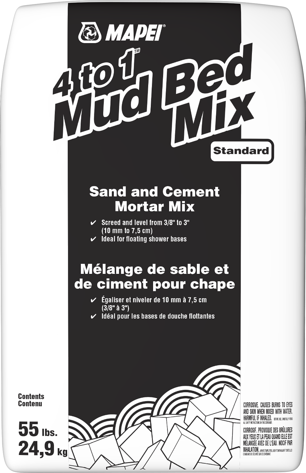 Mapei 4 to 1 Mud Bed Mix Sand & Cement Mortar